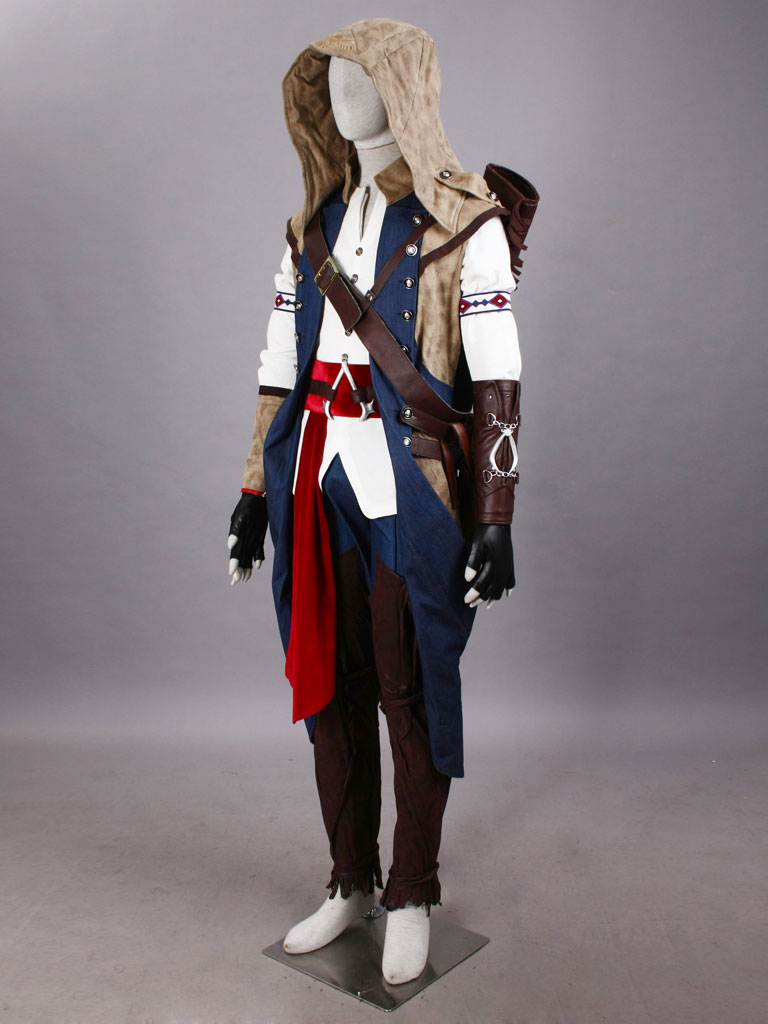 Assassin's Creed III Connor Assassin Uniform Cosplay Costume ...