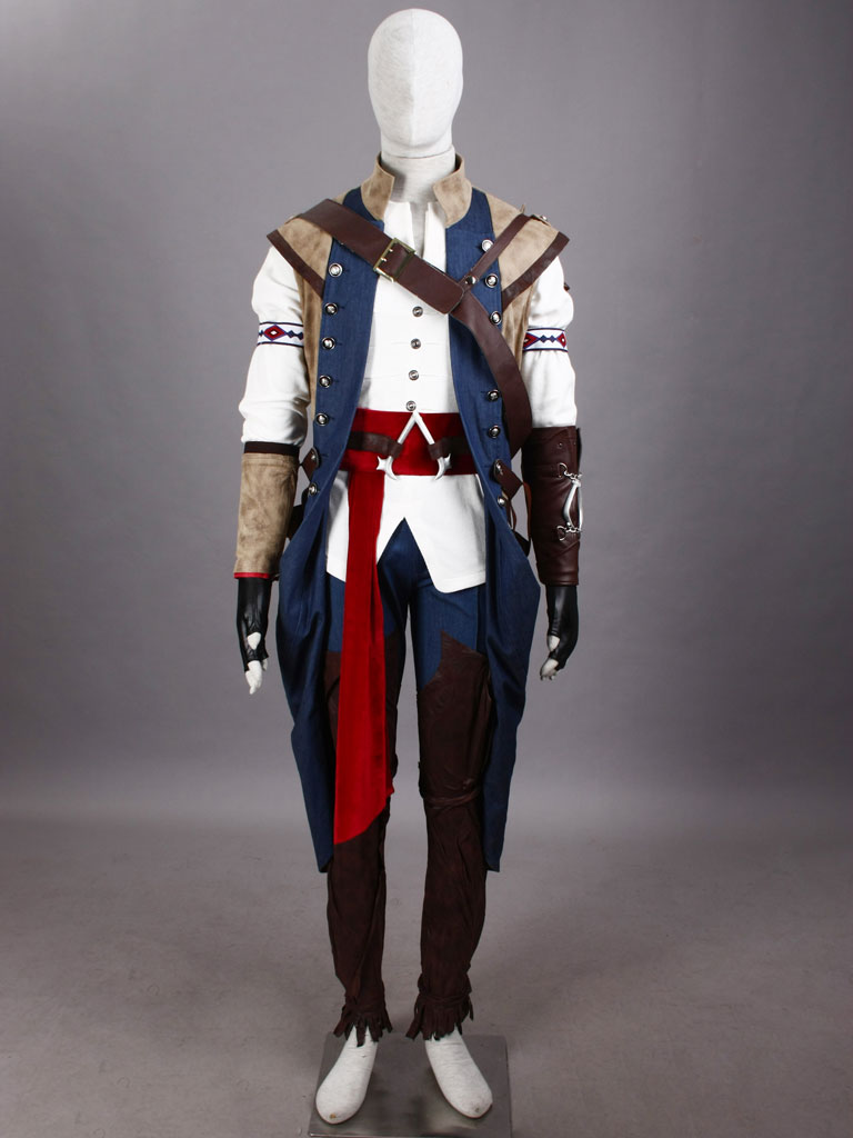 Assassin's Creed III Connor Assassin Uniform Cosplay Costume ...