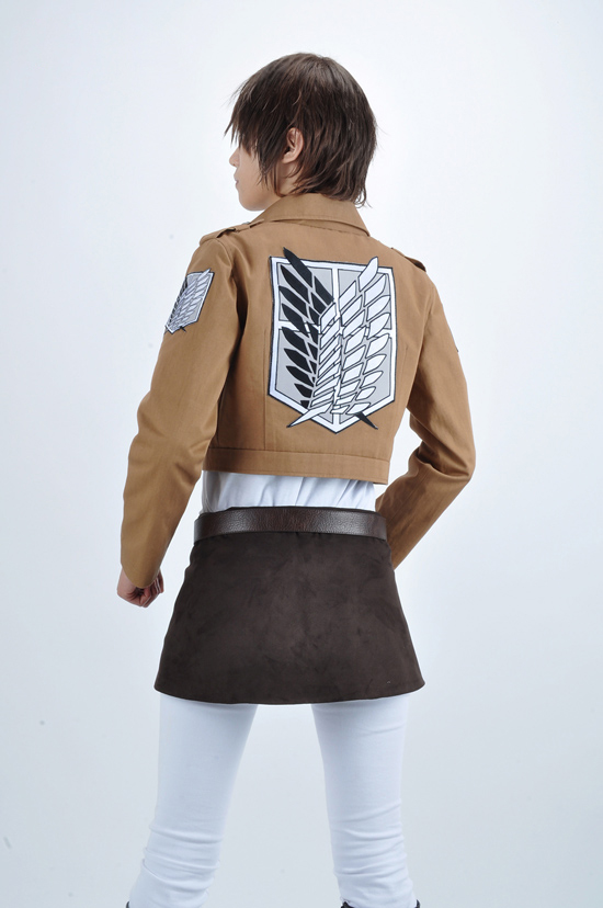 Attack on Titan Eren Jaeger The Recon Corps Uniform Cosplay Costume ...