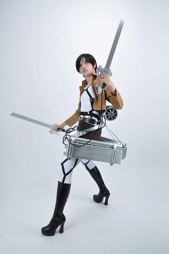 Attack on Titan Eren Jaeger The Recon Corps Uniform Outfits Cosplay ...