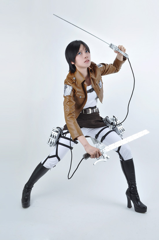 Attack on Titan Eren Jaeger The Recon Corps Uniform Outfits Cosplay ...