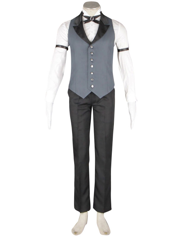 Black Butler Kuroshitsuji Claude Faustus Butler Uniform Suit Cosplay ...
