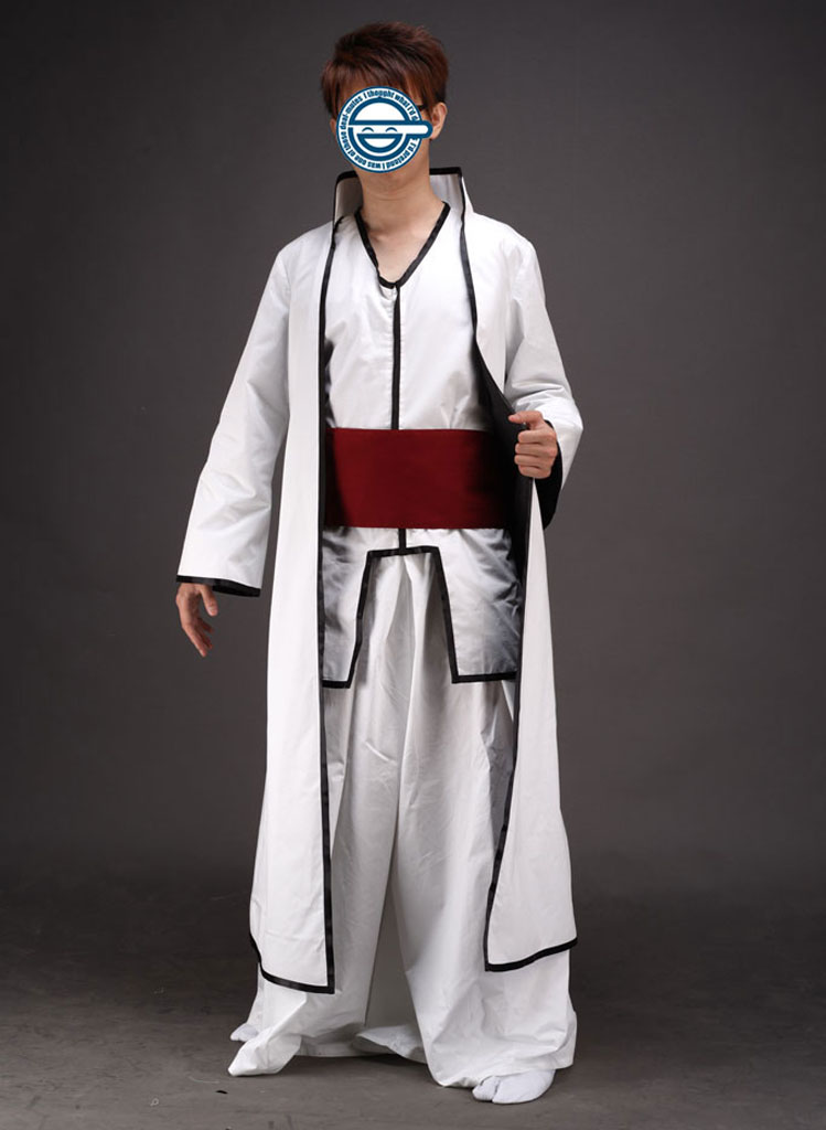 Bleach Aizen Sousuke Hollow World Hueco Mundo Kimono Uniform Cosplay ...