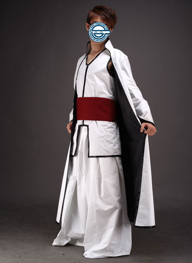 Bleach Aizen Sousuke Hollow World Hueco Mundo Kimono Uniform Cosplay ...