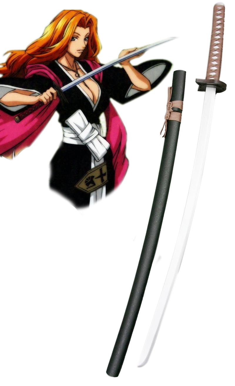 Bleach Matsumoto Rangiku Zanpakutou Haineko Cosplay Wooden Weapons ...