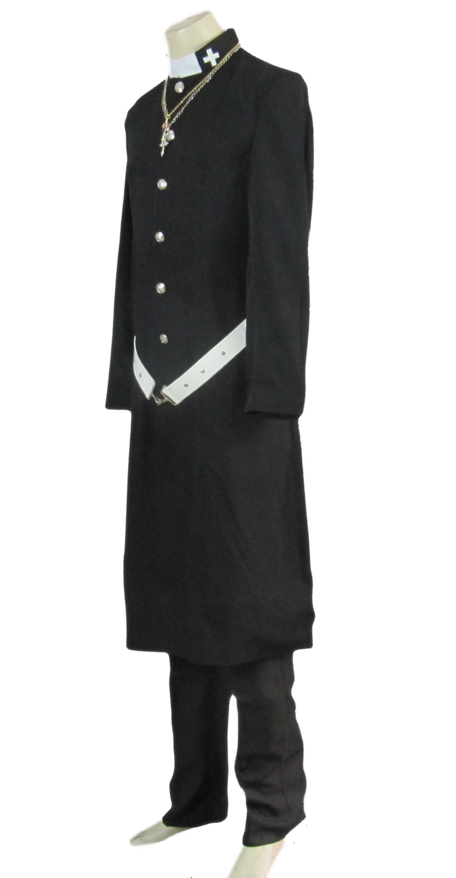 Blue Exorcist Shiro Fujimoto Priest Uniform Cosplay Costume ...