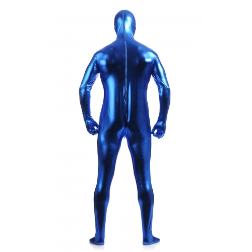 Blue Shiny Spiderman Halloween Costume | cosercosplay.com