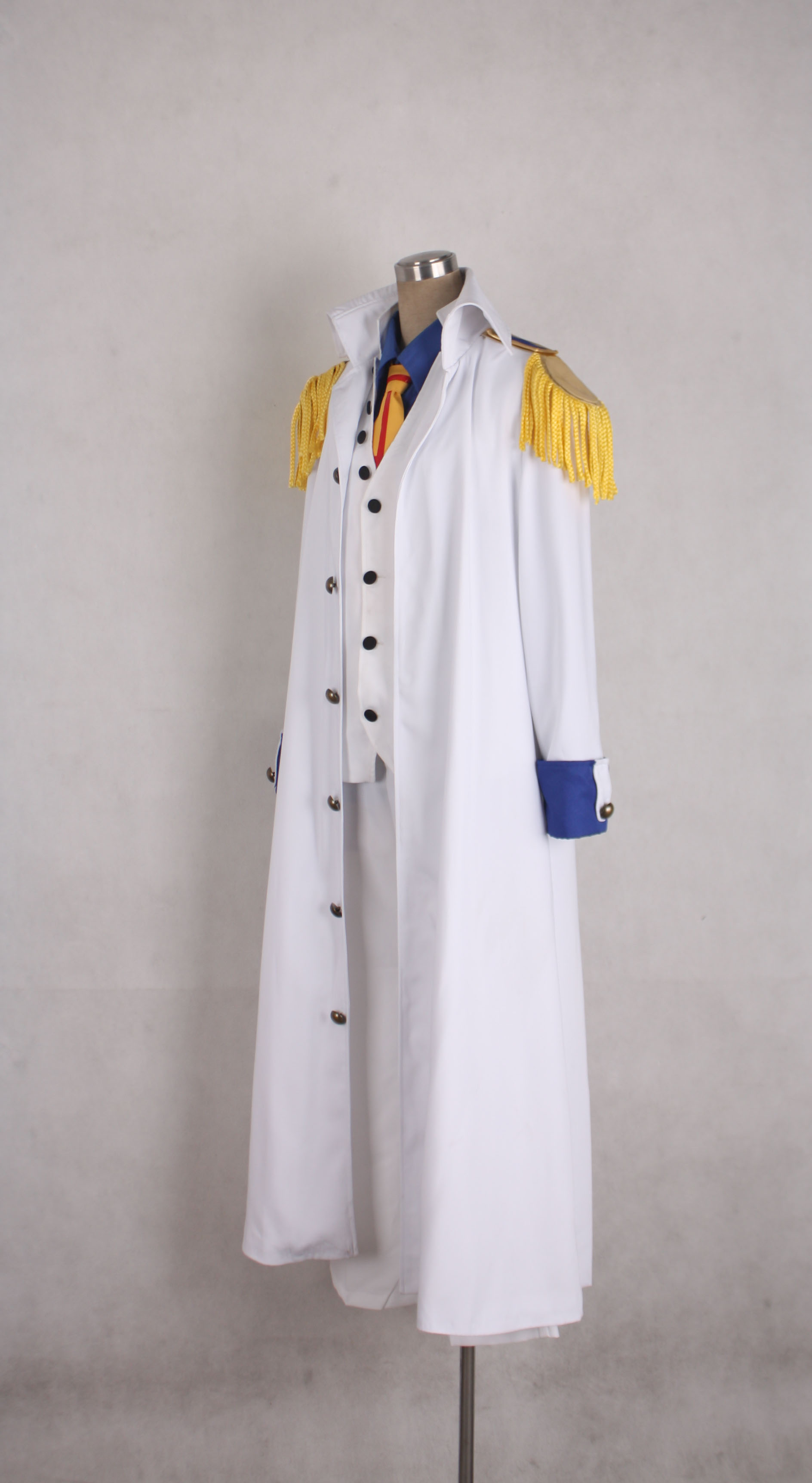 One piece Aokiji Kuzan Navy Admiral Uniform Cosplay Costume ...