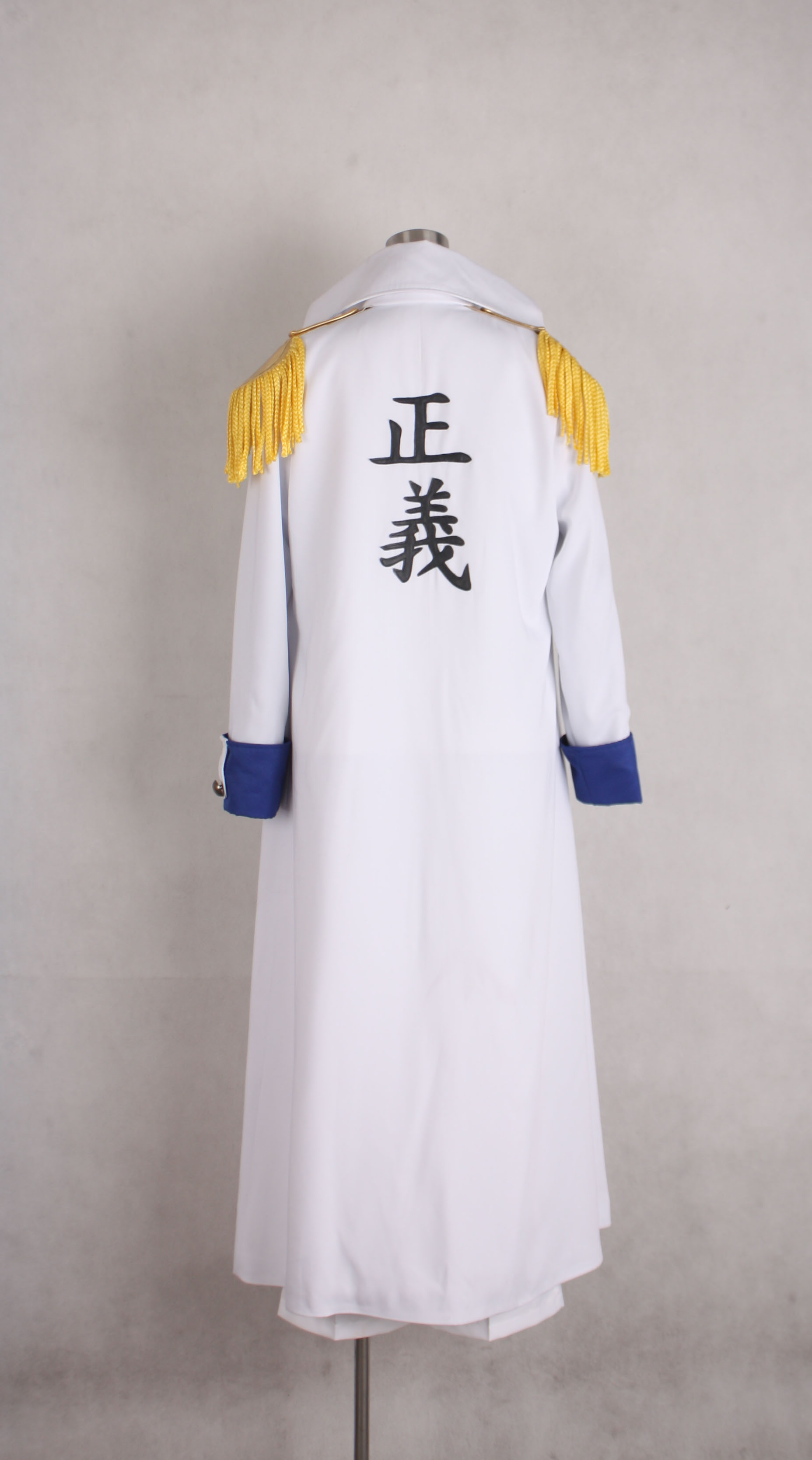 One piece Aokiji Kuzan Navy Admiral Uniform Cosplay Costume ...