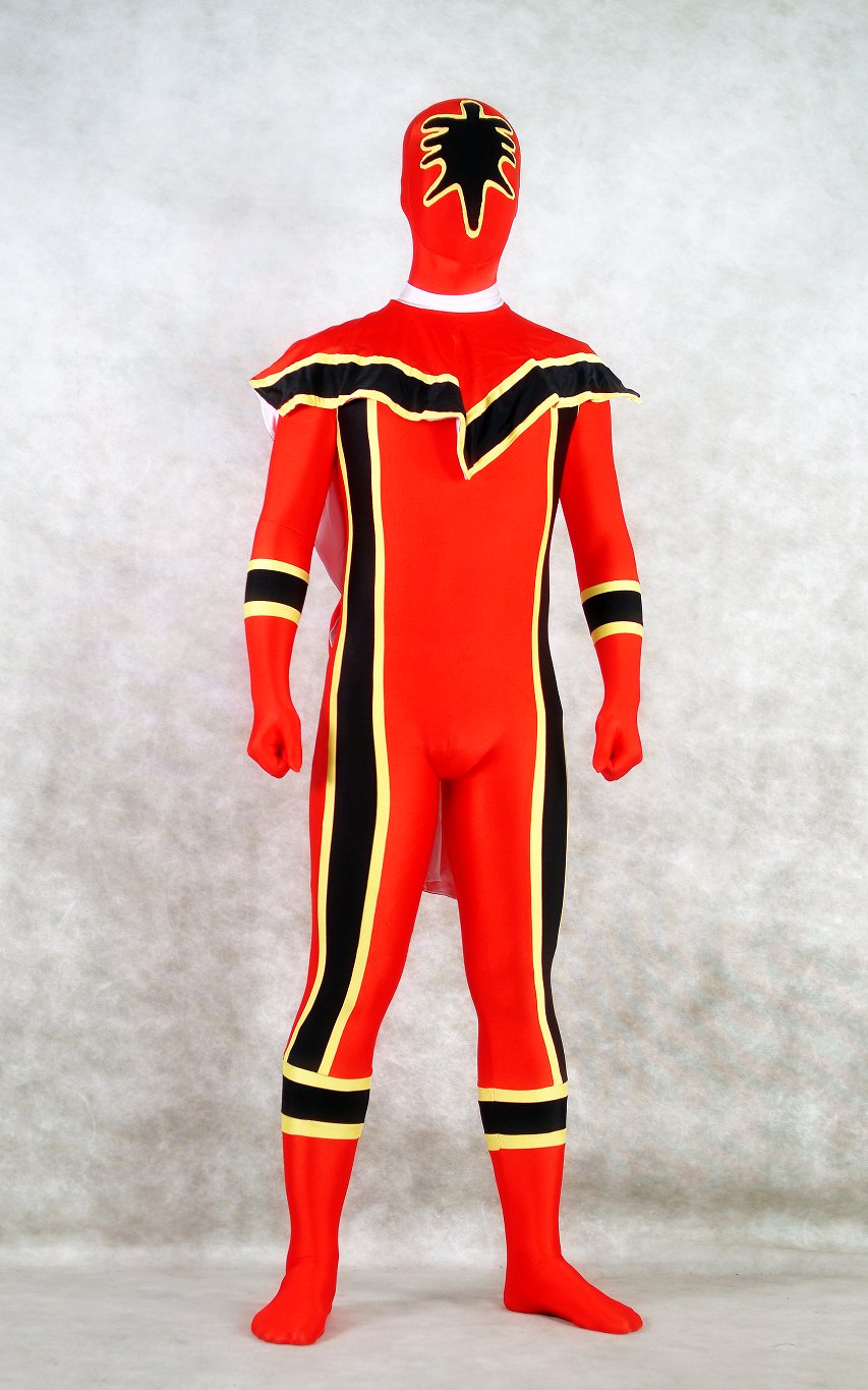 Red Spandex Superhero Halloween Costumes Zentai | cosercosplay.com