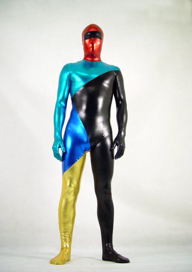Sexy Man Shiny Spandex Full Body Suit Zentai | cosercosplay.com
