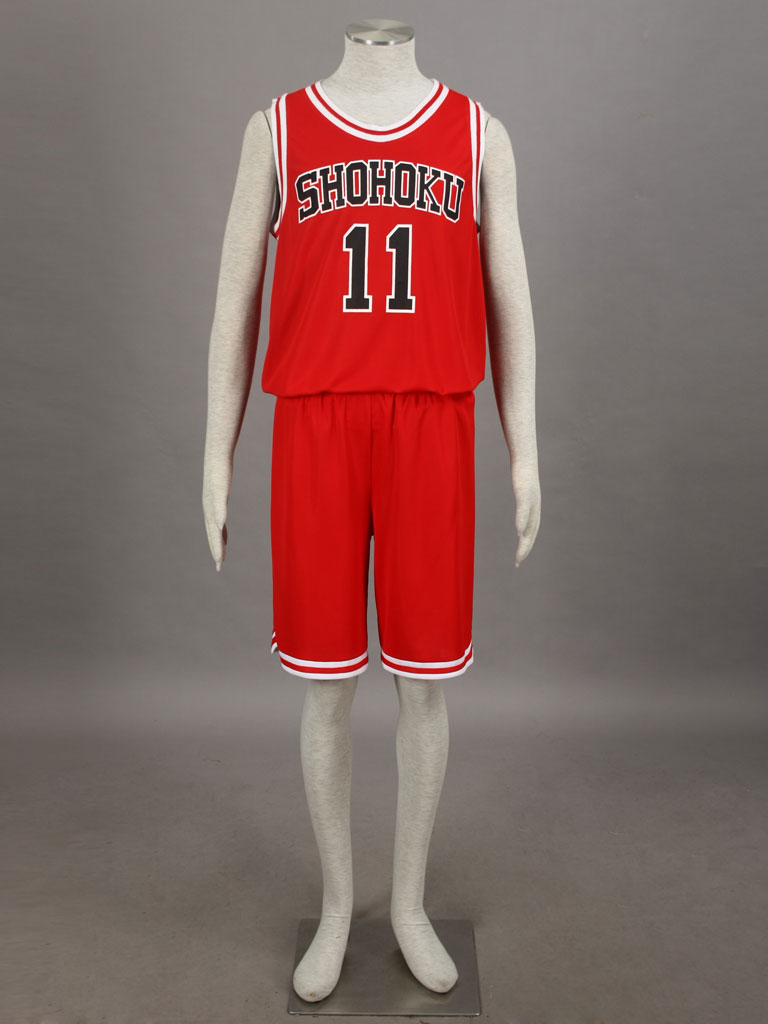 Slam Dunk Kaede Rukawa The Shohoku High School basketball team Uniform ...