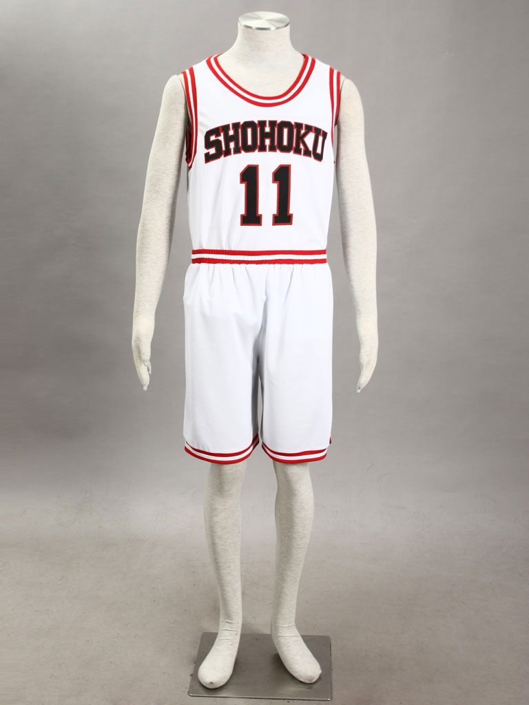 Slam Dunk Kaede Rukawa The Shohoku High School basketball team Uniform ...