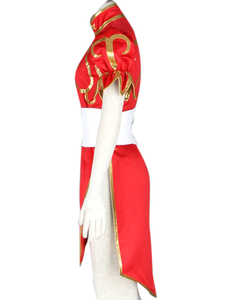 Street Fighter Chun-Li Red Cosplay Costume | cosercosplay.com