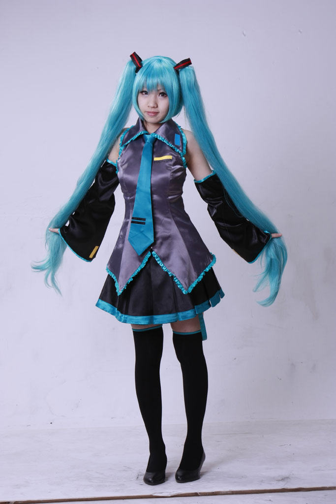 Vocaloid Hatsune Miku Loituma Girl Ievan Polkka Cosplay Costume ...