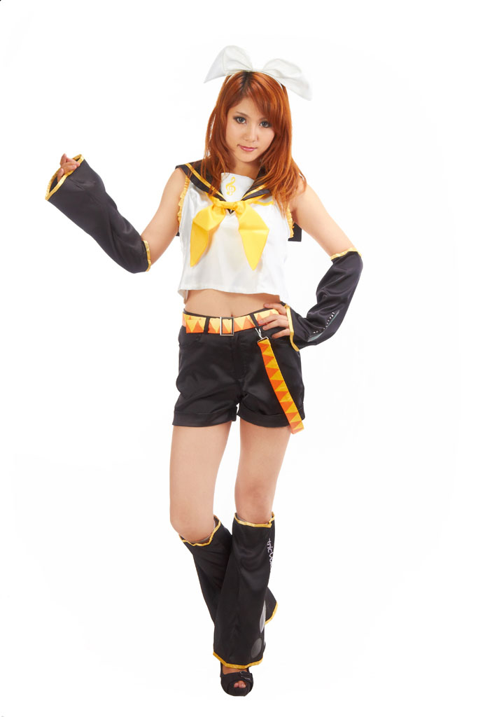 Vocaloid Kagamine Rin Cosplay Costume | cosercosplay.com