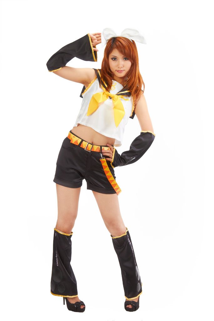 Vocaloid Kagamine Rin Cosplay Costume | cosercosplay.com